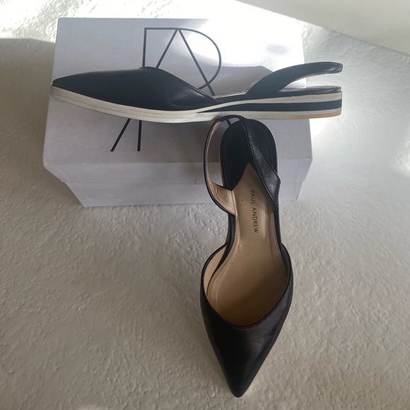 Paul Andrew | Shoes | Paul Andrew Rhea Sport Pointed Sling Back Flats ...